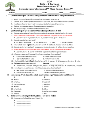 Afaan Oromo Chapter 02 - Wikibooks, open books for an open world - Afaan Oromo/Chapter 02