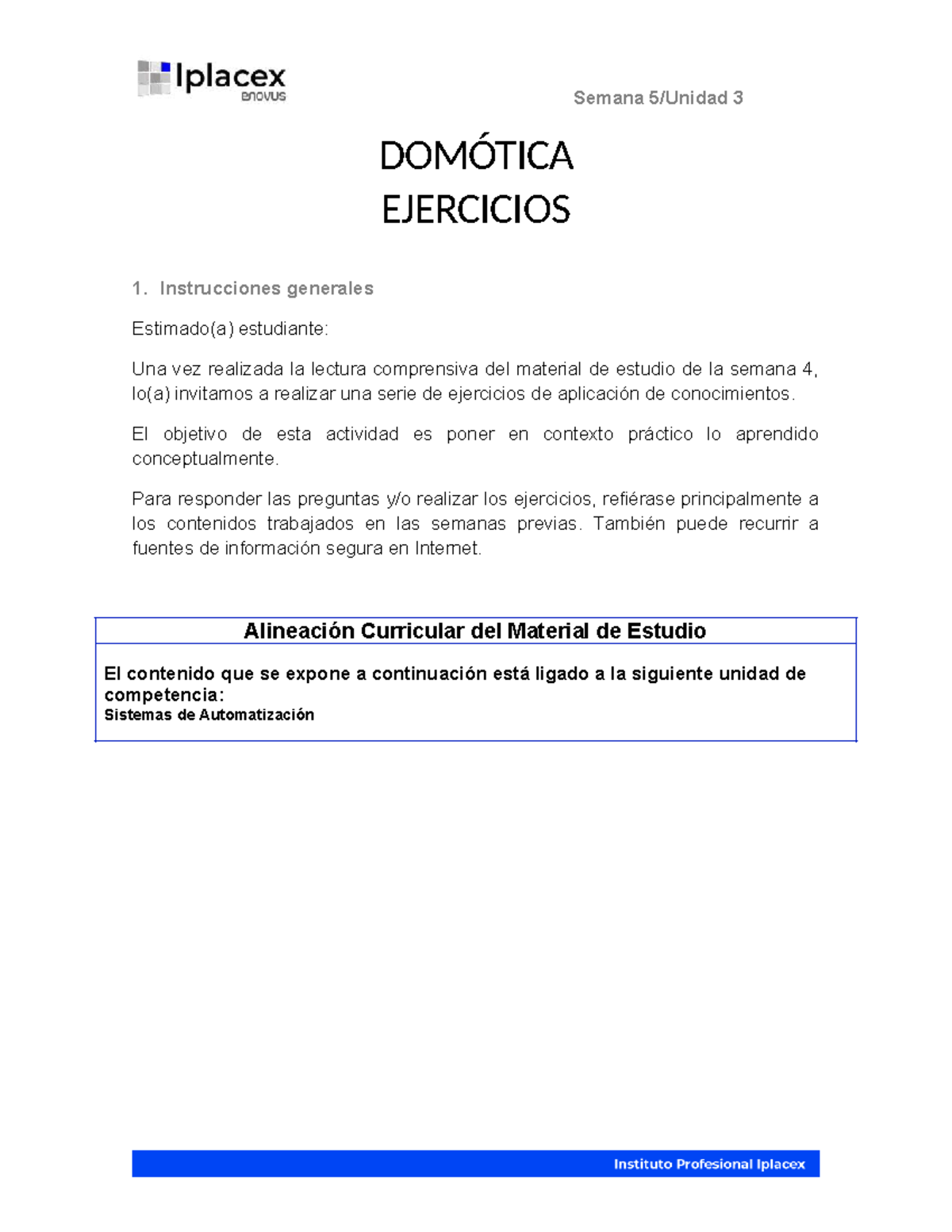 Semana 3 - Ejercicios de Aplicación en Domótica (EJ 5) - Studocu