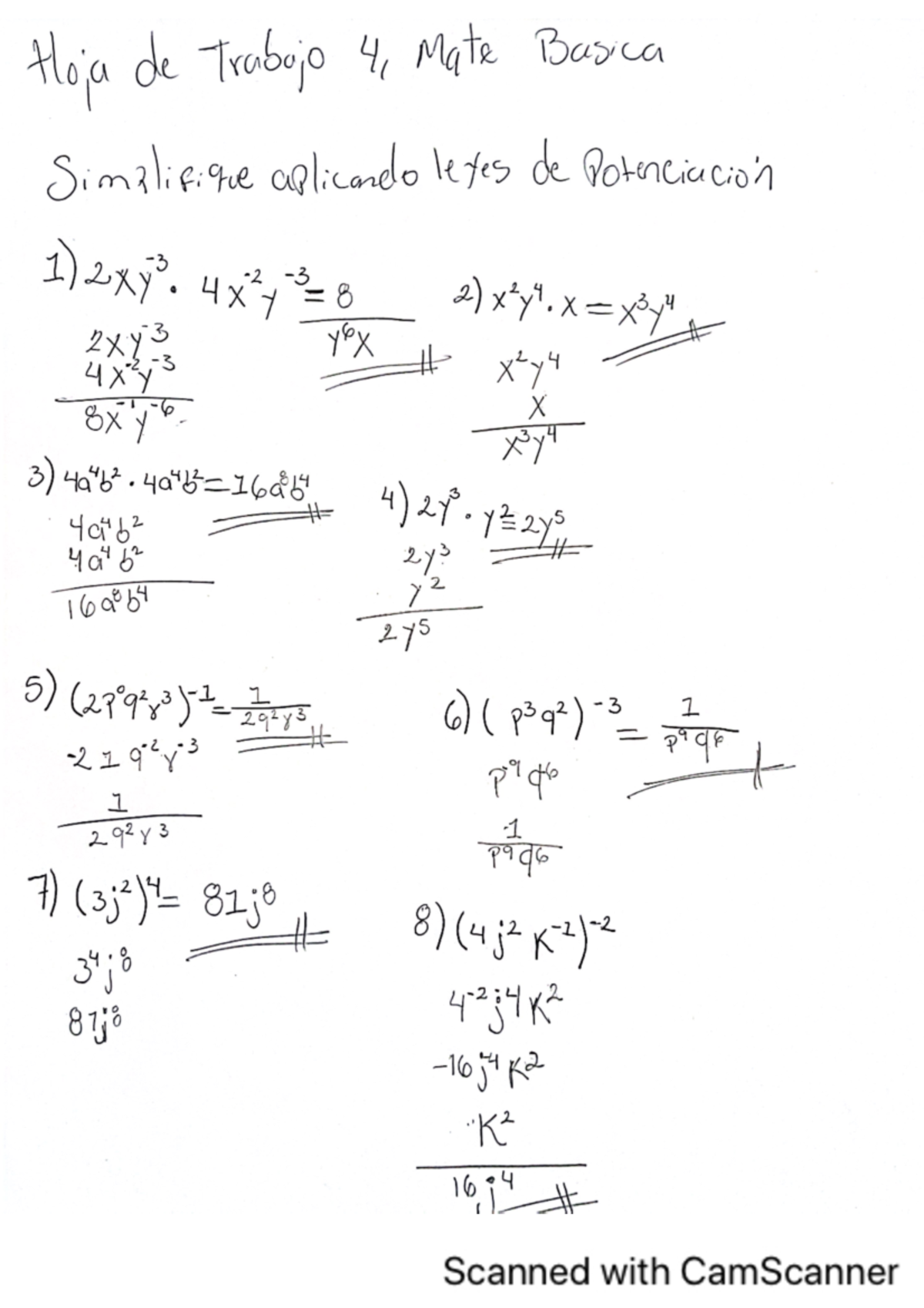 Hoja de mate parte 1 - Matemáticas ejercicios - Matemática Básica ...