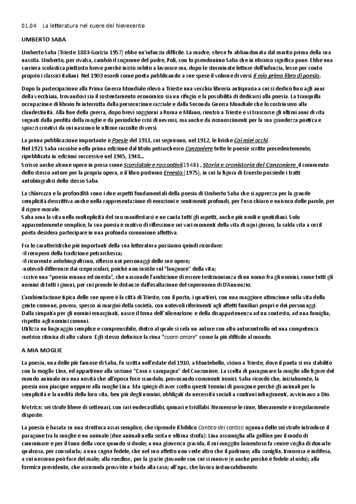 saba-montale-appunti-della-spiegazione-di-letteratura-utile-per-la