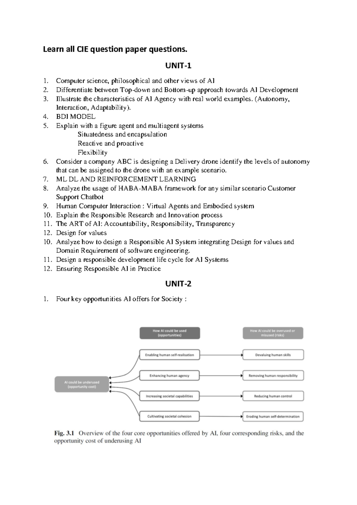 RAI 827721853: Comprehensive Question Bank on AI Ethics and Systems ...