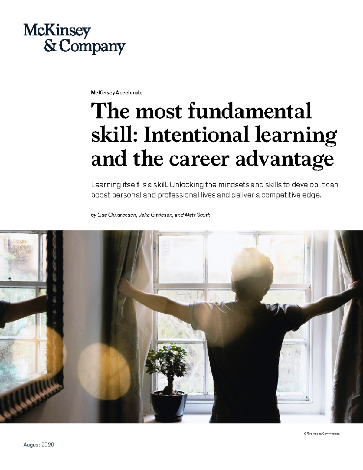 WK3 Tutorial Reading - McKinsey Accelerate The most fundamental skill ...