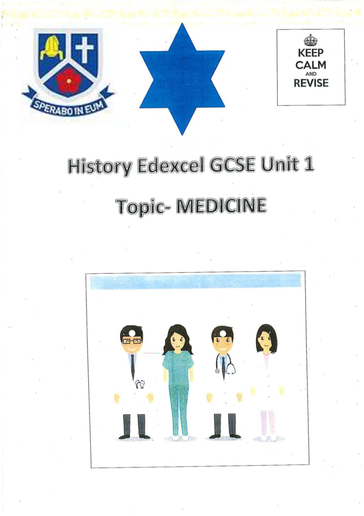 AF GCSE History Edexcel Unit 1: Medicine in Britain (c.1250-Present ...