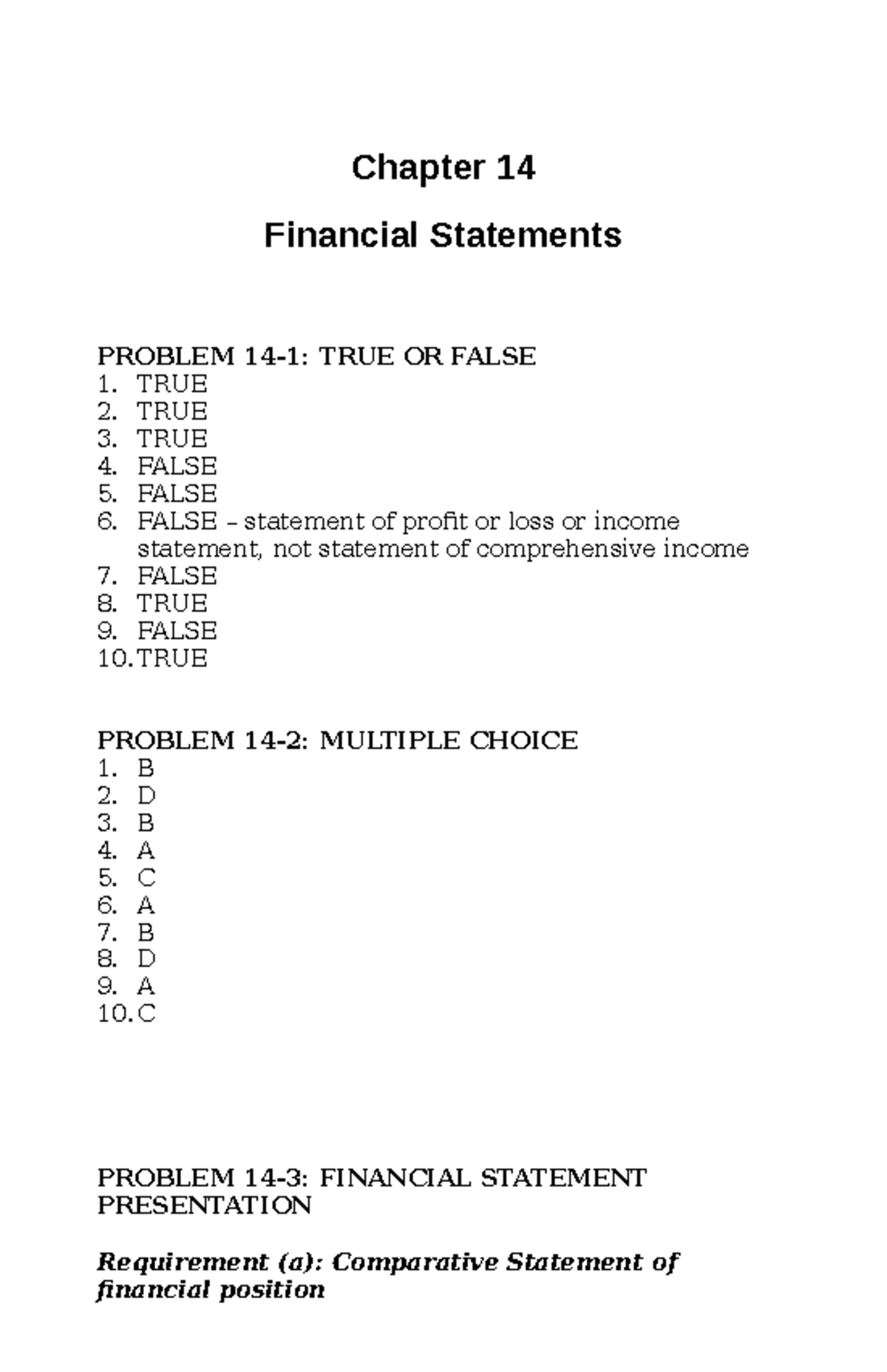 Chapter 15: Miscellaneous Topics on Service Concessions and Financial Reporting - Studocu