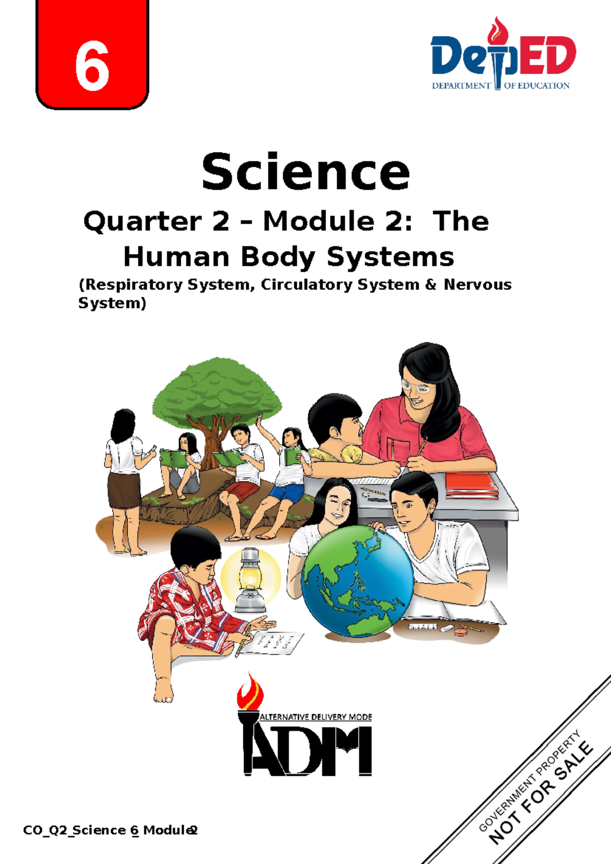 Science 6 Q2 Mod2 Understanding Human Body Systems: Respiratory ...
