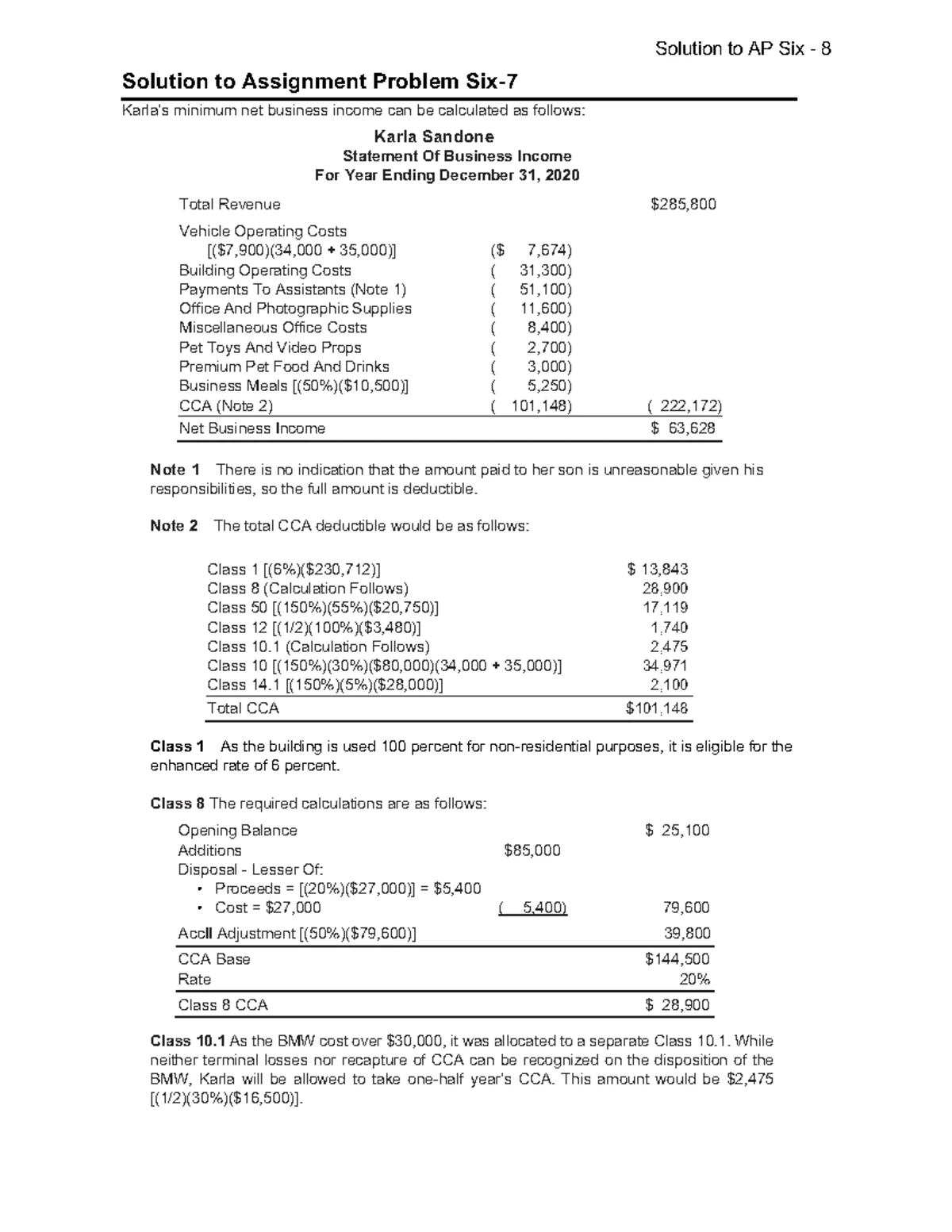 7 - chapter 4 in detail - Chapter 7 – Final Calculations In this ...