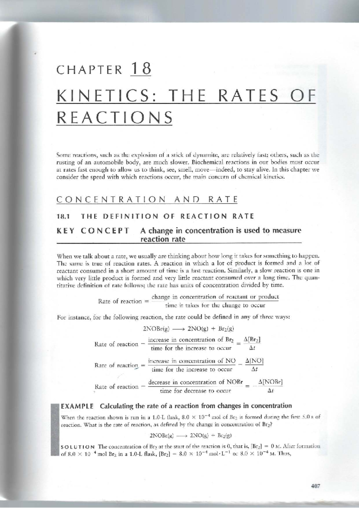 Kinetics Practice Problems: Chapter 18 (Chemistry) - Studocu