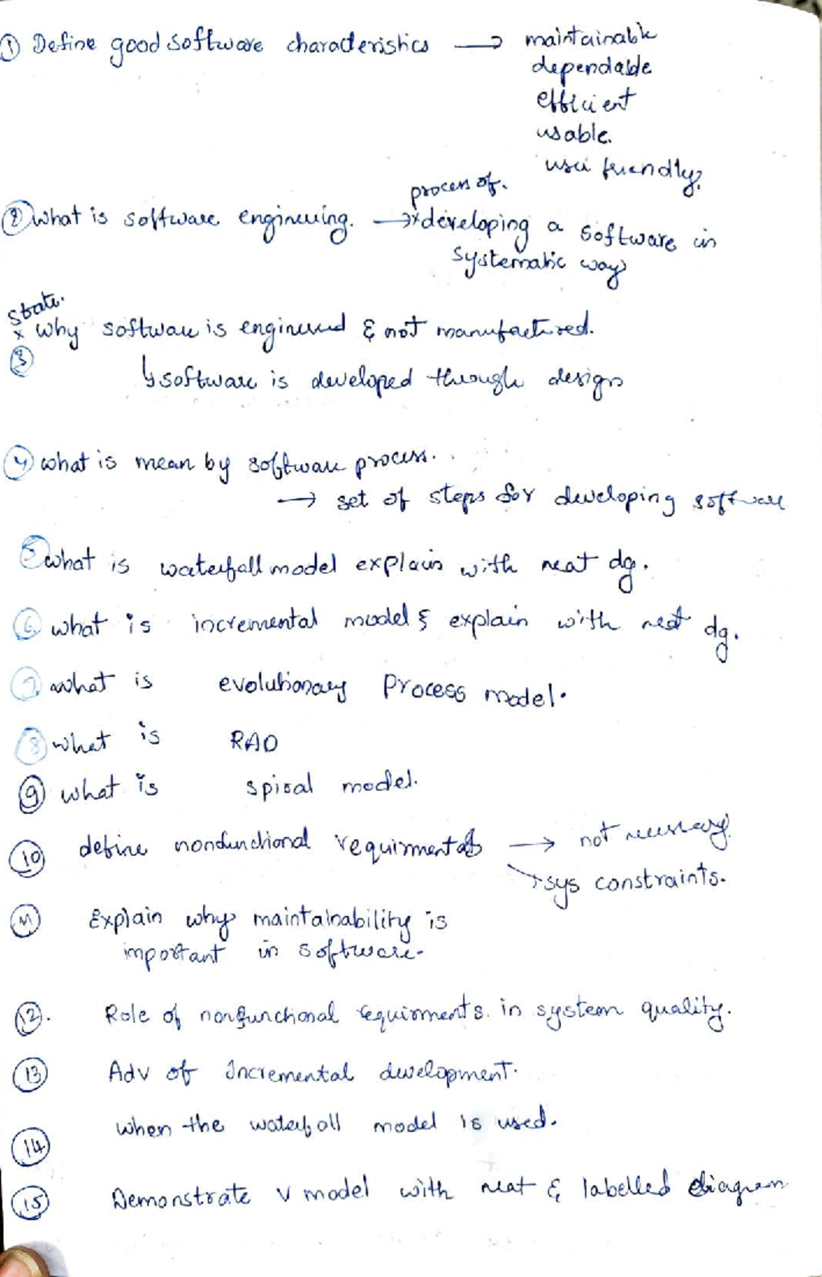 Software Engineering CLA Questions: Key Concepts & Models Explained ...
