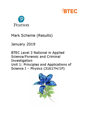 January-2023 - Past papers to review for BTEC Applied Science - Turn ...