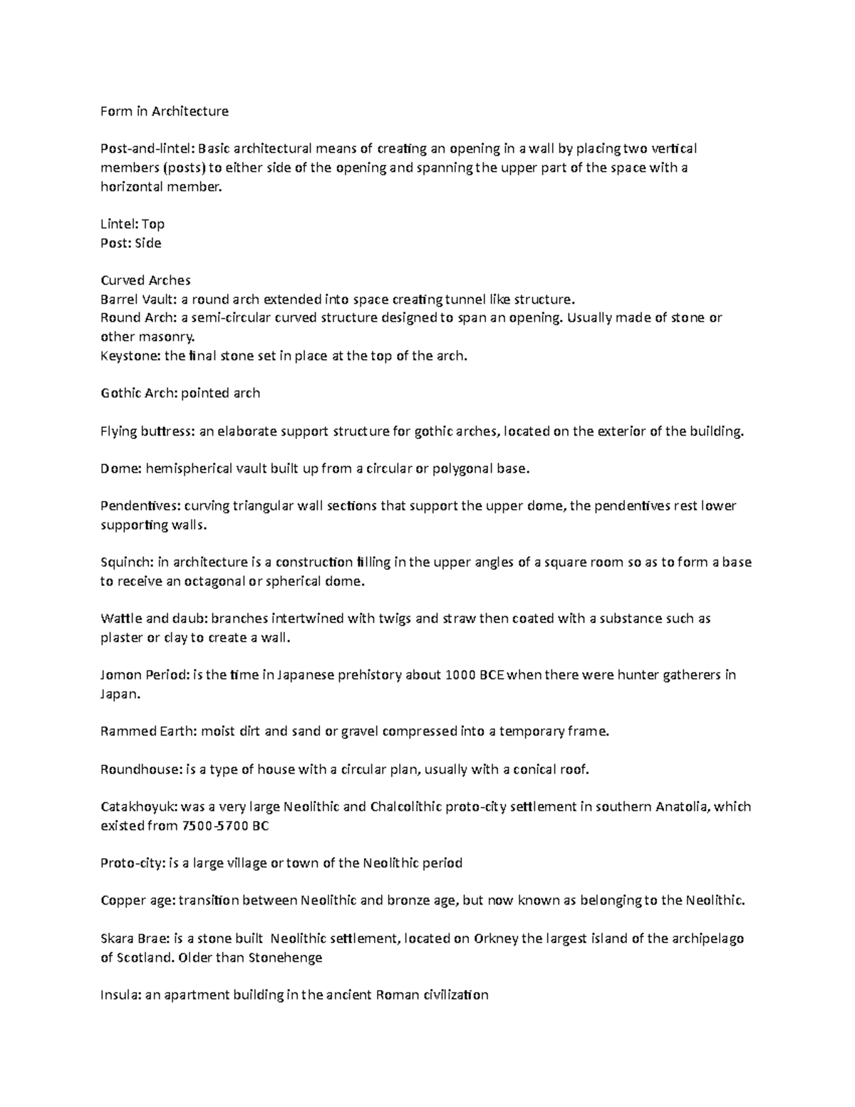 Ch 7 Slide Notes: Architectural Principles & Historical Contexts - Studocu