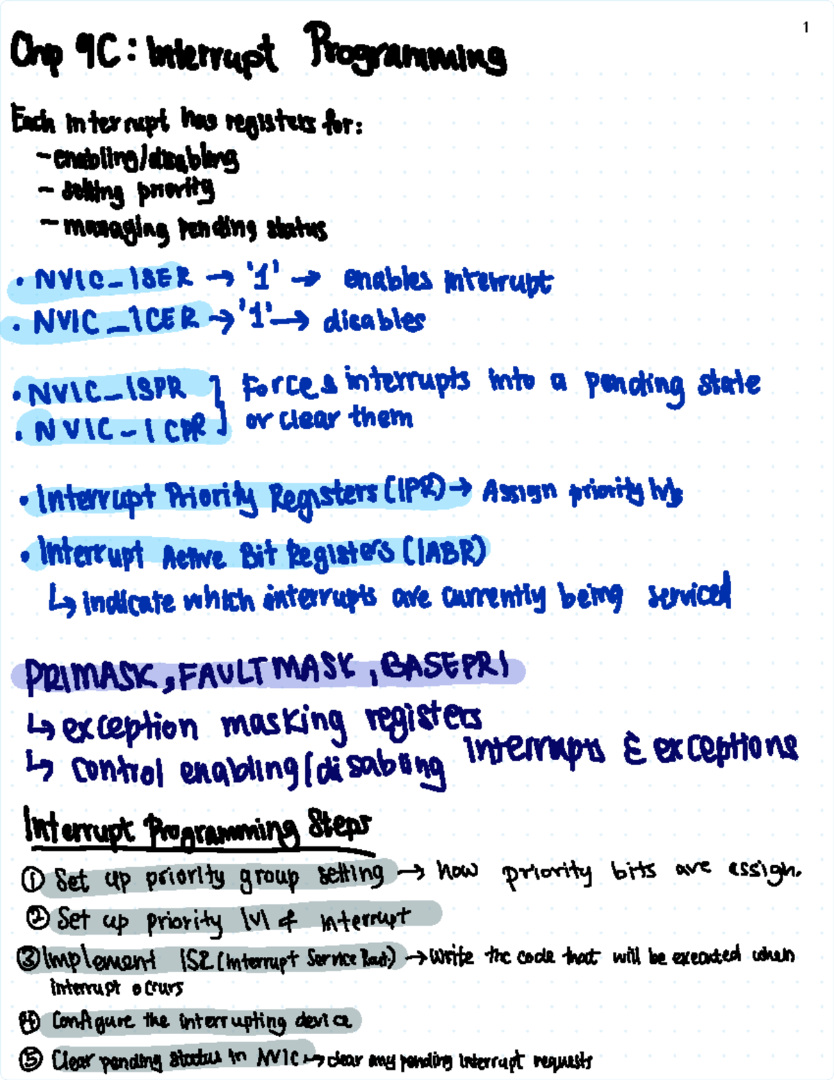 9C: Interrupt Programming and UART Communication Overview - Studocu