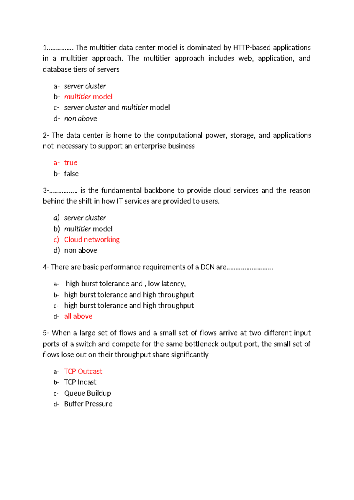 Chapter 10 - Computer Science: Multitier Data Center Model Insights ...