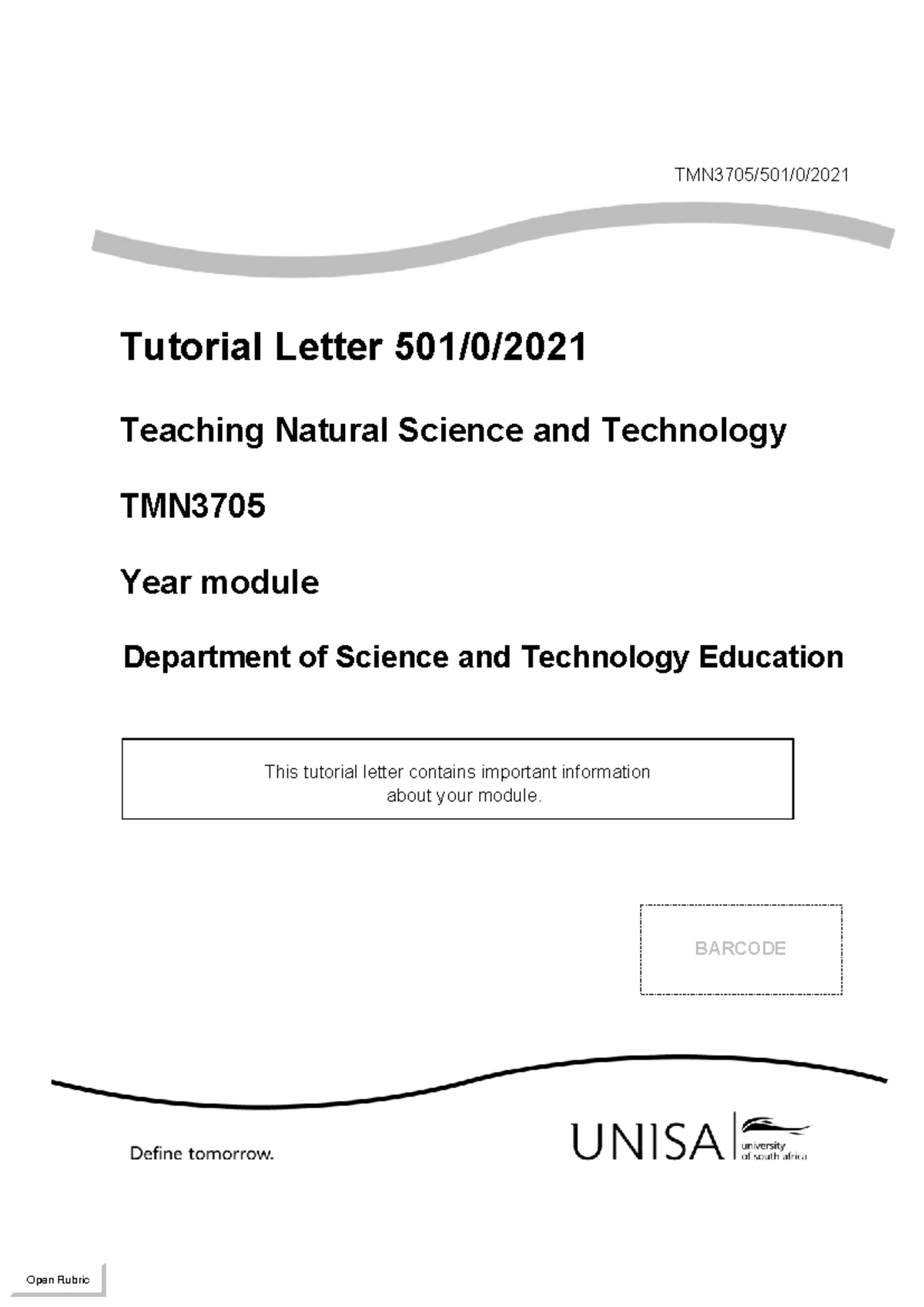 GRADE 8 NATURAL SCIENCES TERM 1 TEST PRACTICE MATERIALS - Studocu