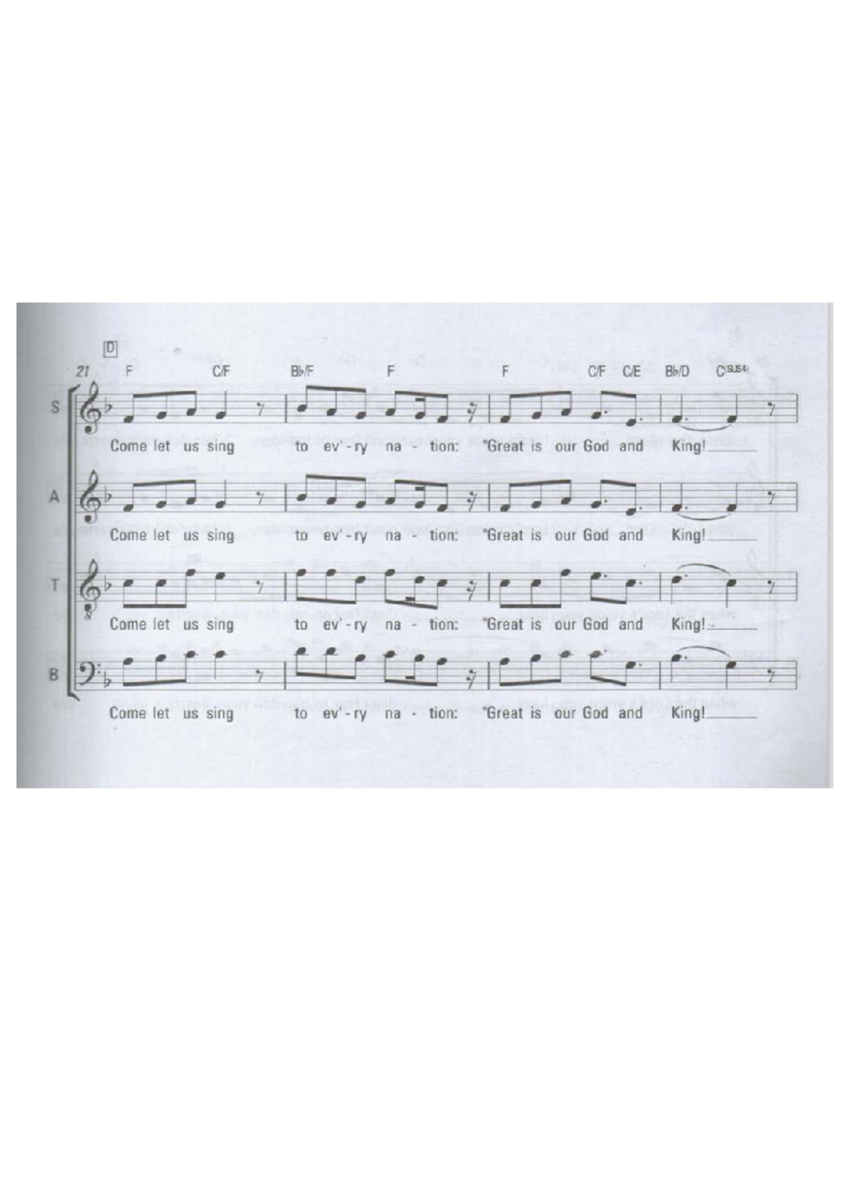 Dec 22 - MASS Music: Light from Light Songbook - Studocu