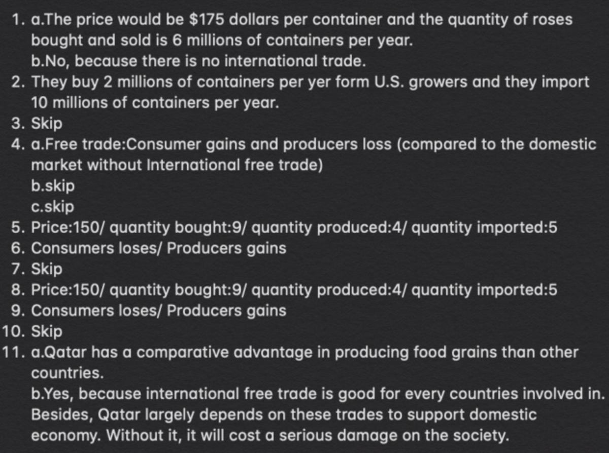 Problems Solutions: Ch 7 - Government Actions in Global Markets - Studocu