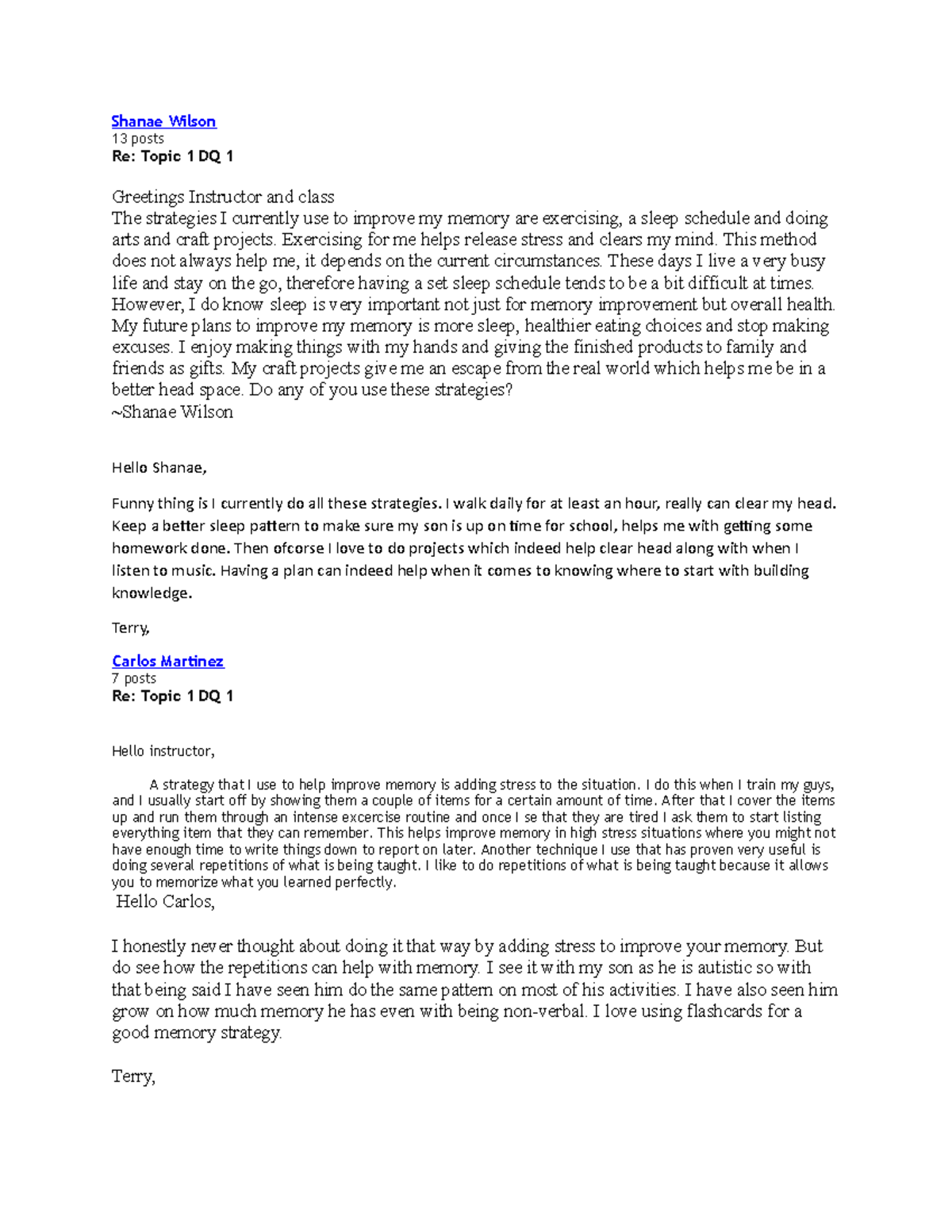 PHI-105 Topic 1 Daily Replies Day 3 - Shanae Wilson 13 posts Re: Topic ...