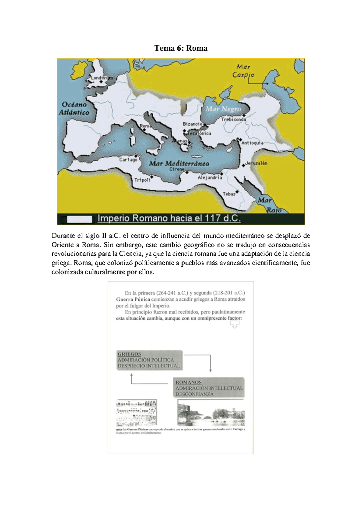 Tema 6. Historia Roma - Apuntes 6 - Tema 6: Roma Durante el siglo II a ...