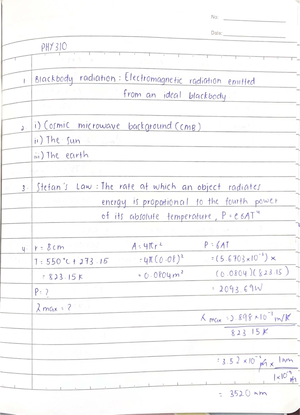 PHY310 TUTO 3 (Part 2) - use it wisely - Date TUTO 3 (part 2). 1. nm 500 ( work function 2 eV E ...