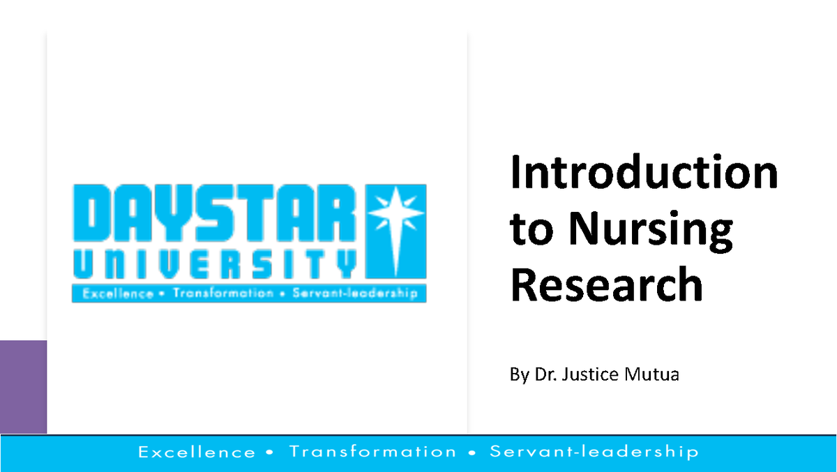 NUR 101: Introduction to Nursing Research Overview and Importance - Studocu