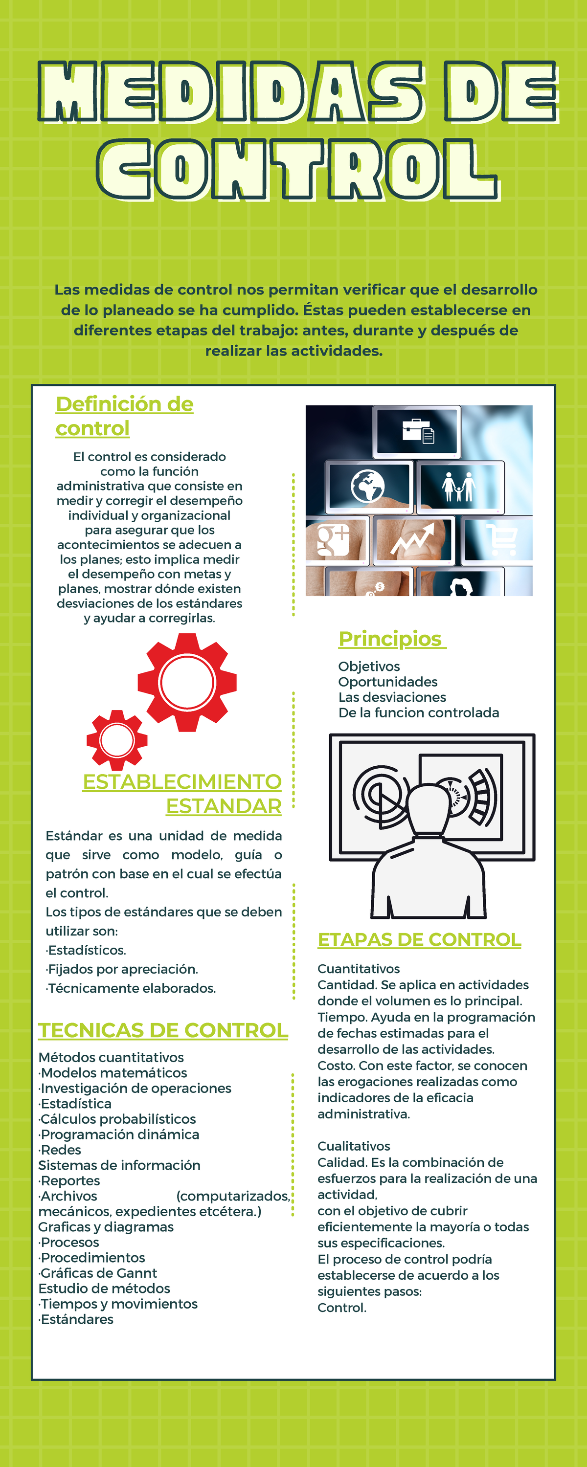 Medidas de Control: Definición y Técnicas Administrativas - Studocu