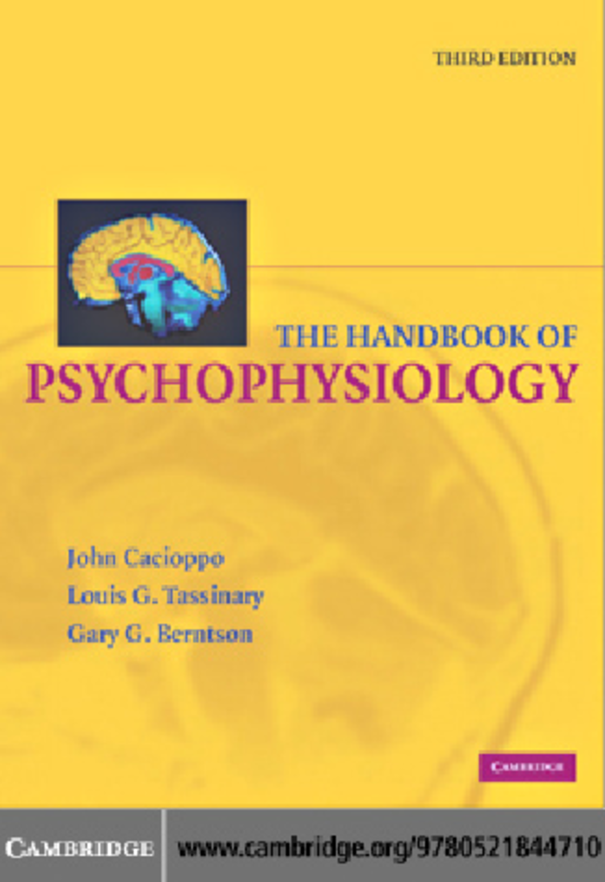Cacioppo et al. 2007: Psychophysiological Science Insights in Handbook ...