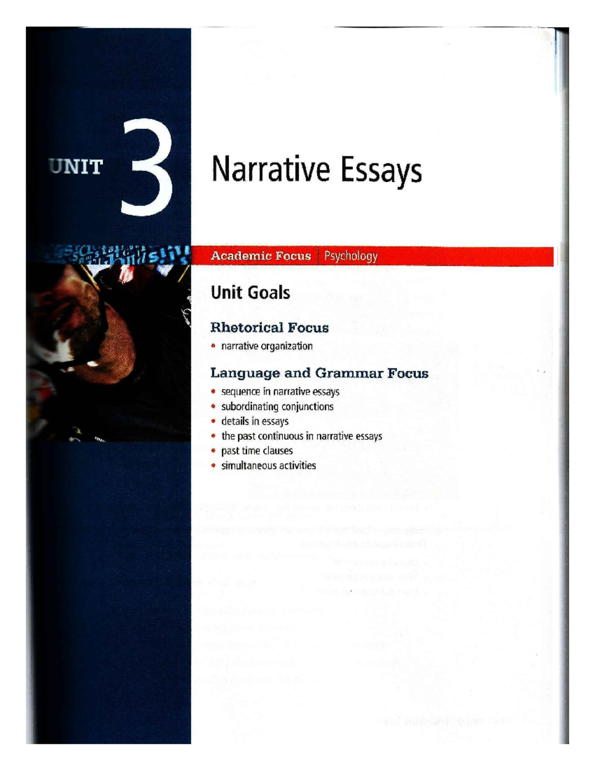 Narrative Essay Writing Guide - PSY 201 Unit 3 - Studocu