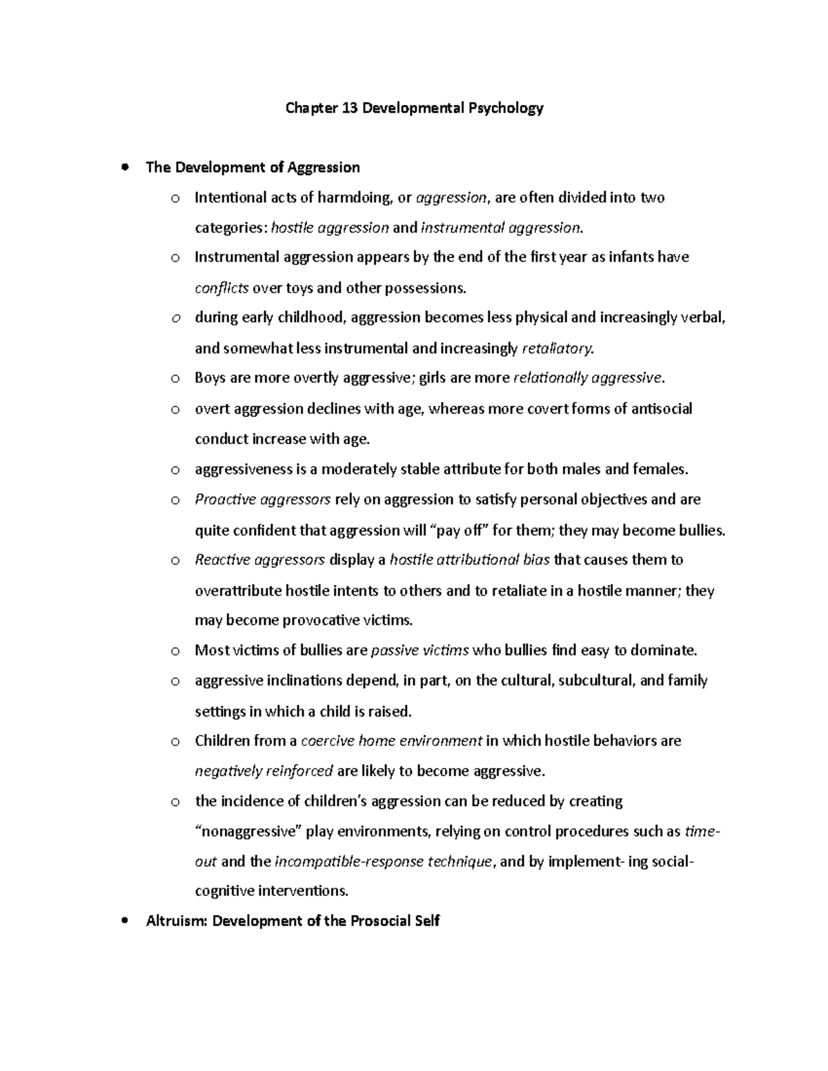 Chapter 13 Developmental Psychology - Chapter 13 Developmental ...