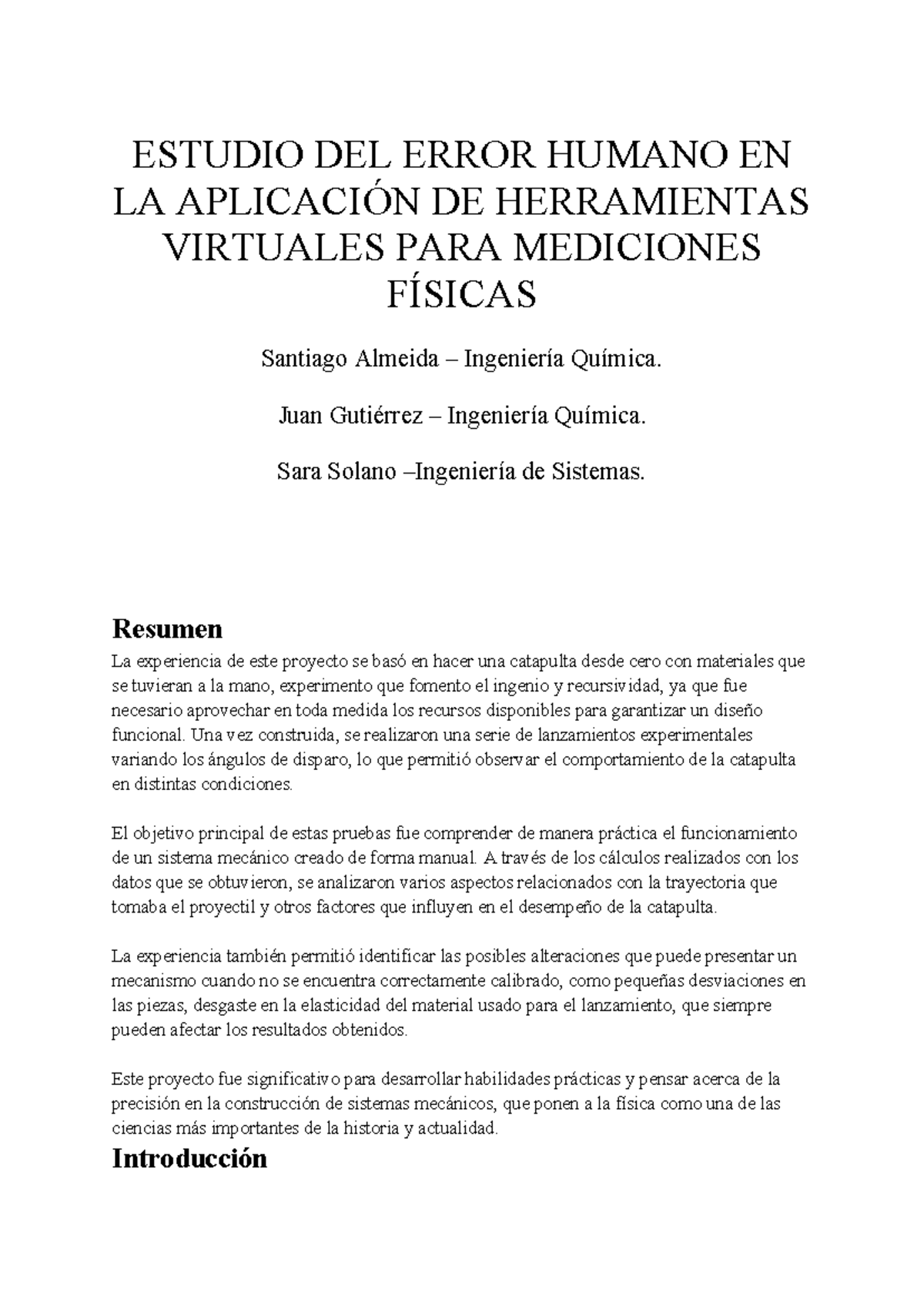 Estudio del Error Humano en Herramientas Virtuales para Medición Física ...