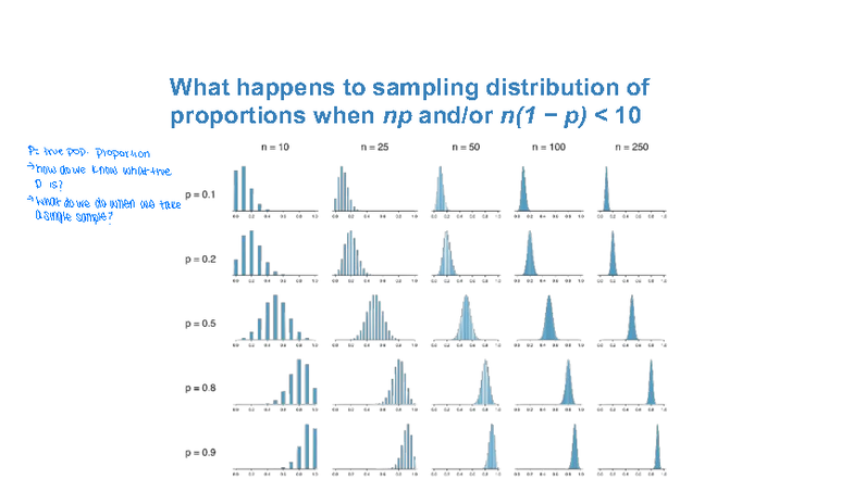 Lecture Slides Exam 4 - Sampling Distribution of Proportions - Studocu