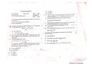 Civil Engineering - PoU - Studocu