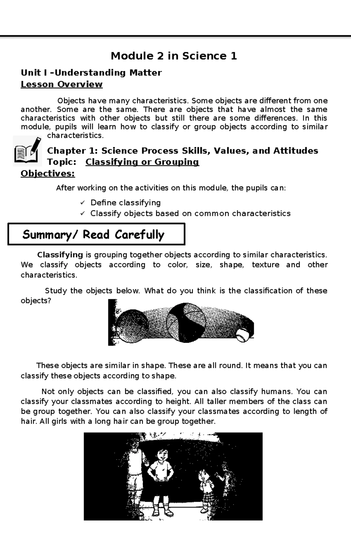 Module 3: Understanding Matter in Science 1 - Lesson Overview - Studocu