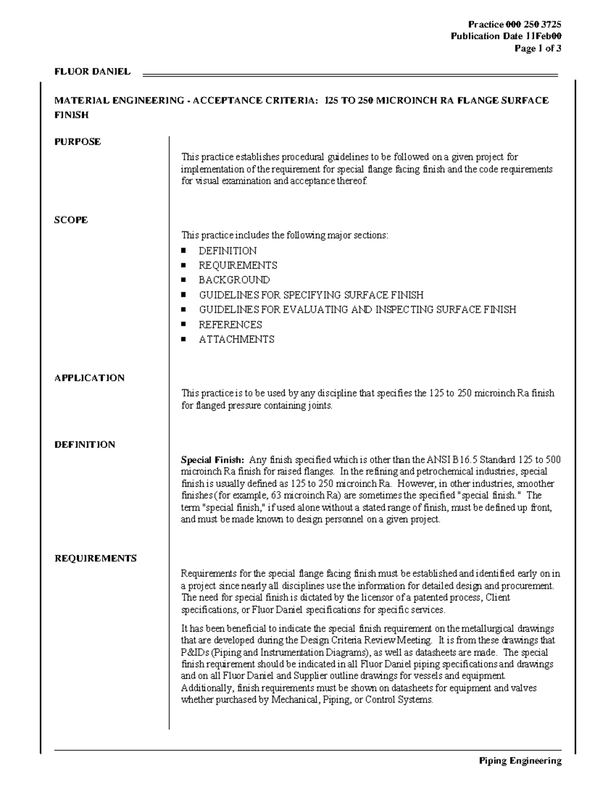 0002503725 - Guidelines for 125 to 250 Microinch Ra Flange Surface ...