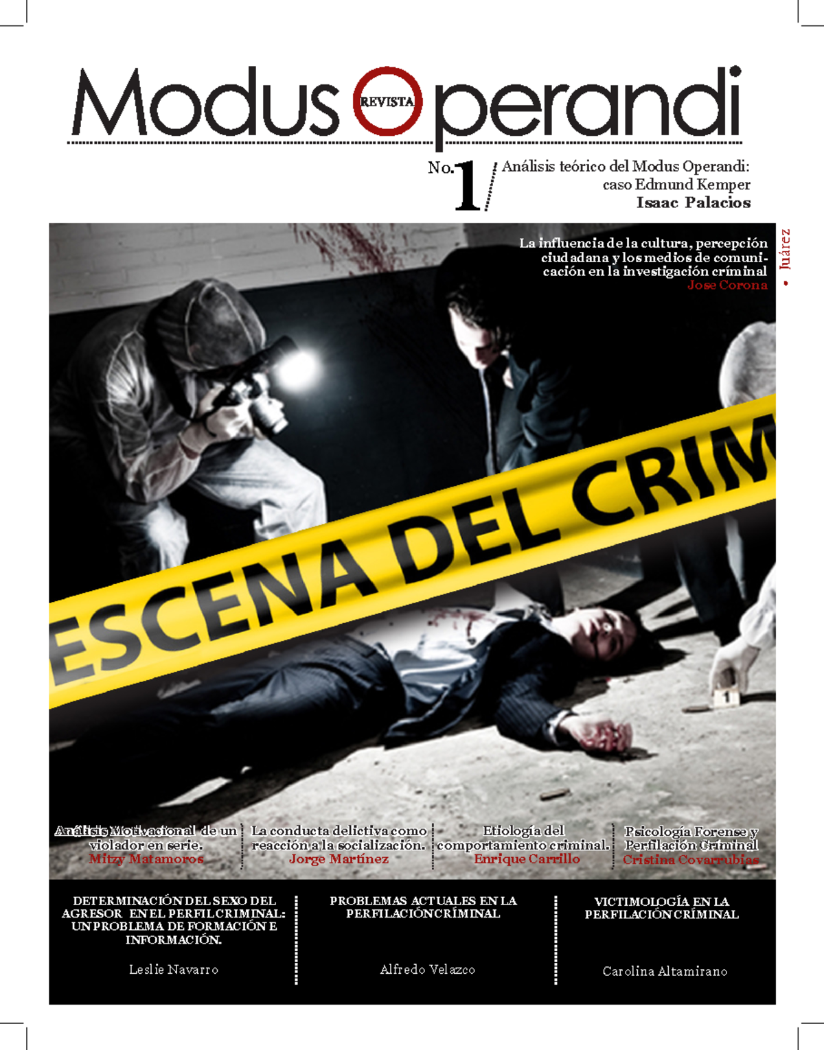 Revista modus operandi escena del crimen - Análisis teórico del Modus Operandi: caso Edmund ...
