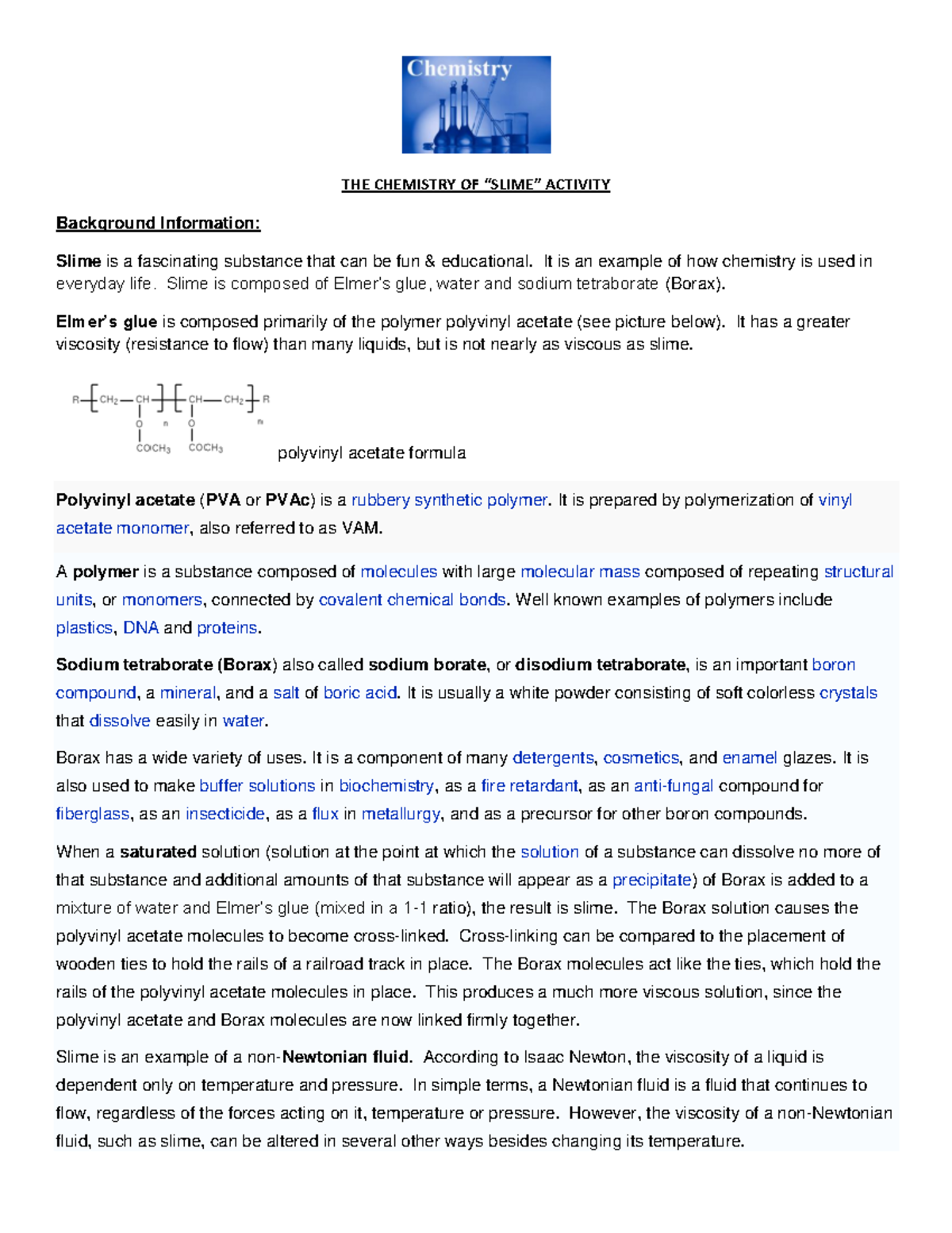 Chemistry Lab Activity: Exploring Properties of Chemical Bonds through ...