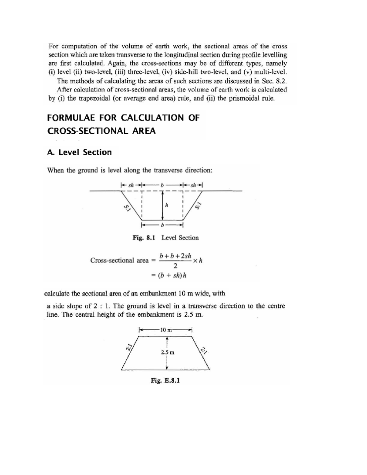 Cross-section Areas Calculation - CE 101 Lecture Notes for Exam ...