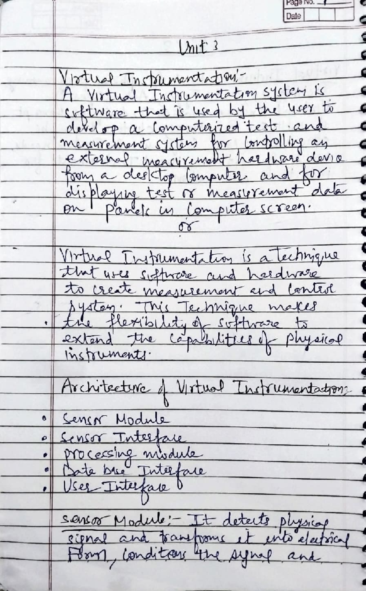 Unit 3 - Virtual Instrumentation Techniques for CSE 3rd Sem Students ...