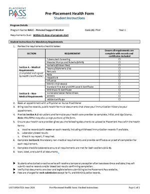 Module 3 PSW Body Systems Test - psw 124 - Studocu