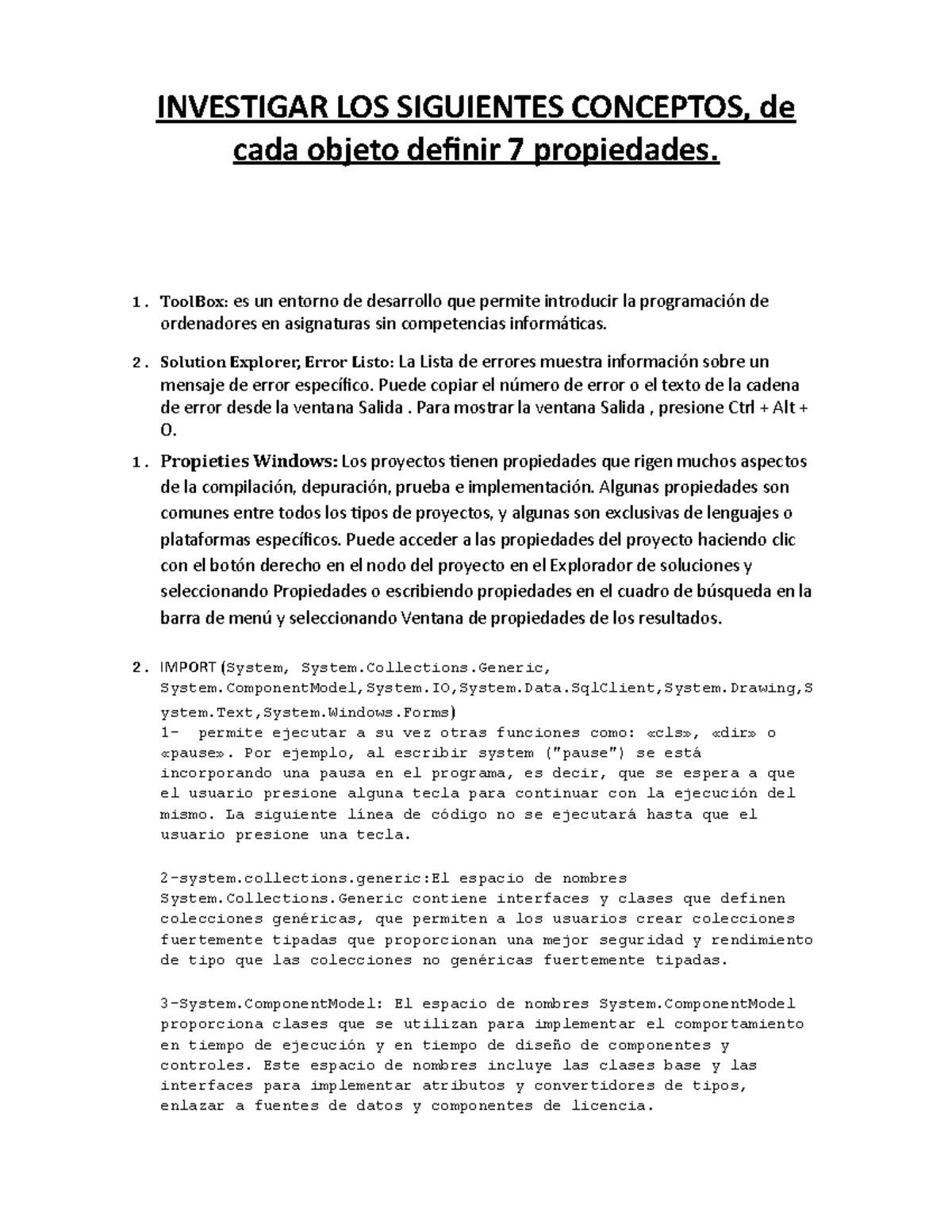 Prog - Práctica de Programación I: Definición de Conceptos y Propiedades - Studocu