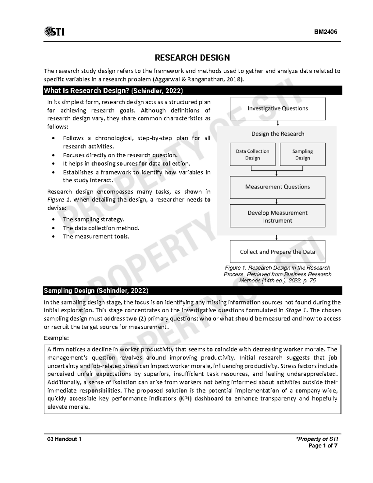 03 Handout 1: Overview of Research Design and Data Collection ...