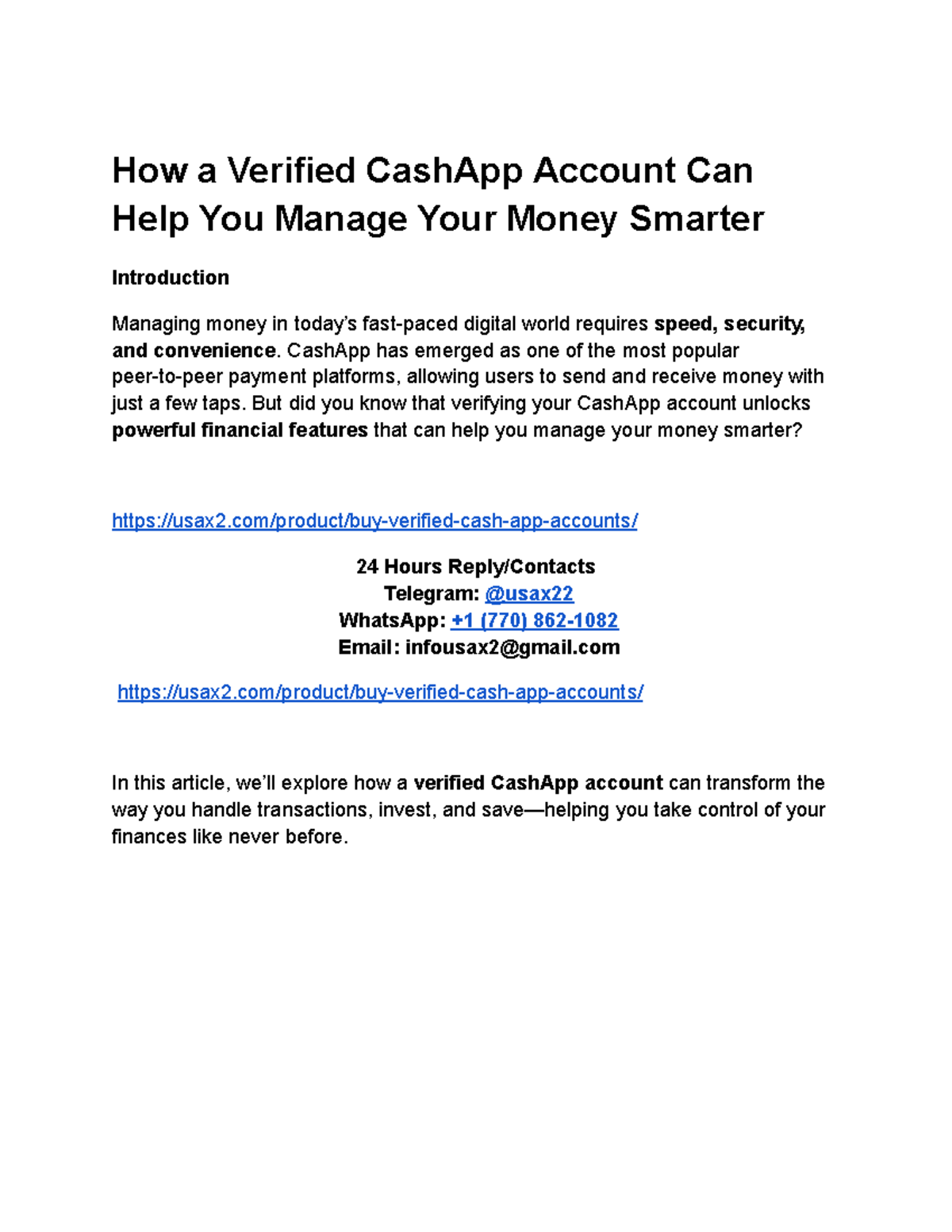 How a Verified Cash App Account Can Help You Manage Your Money Smarter ...