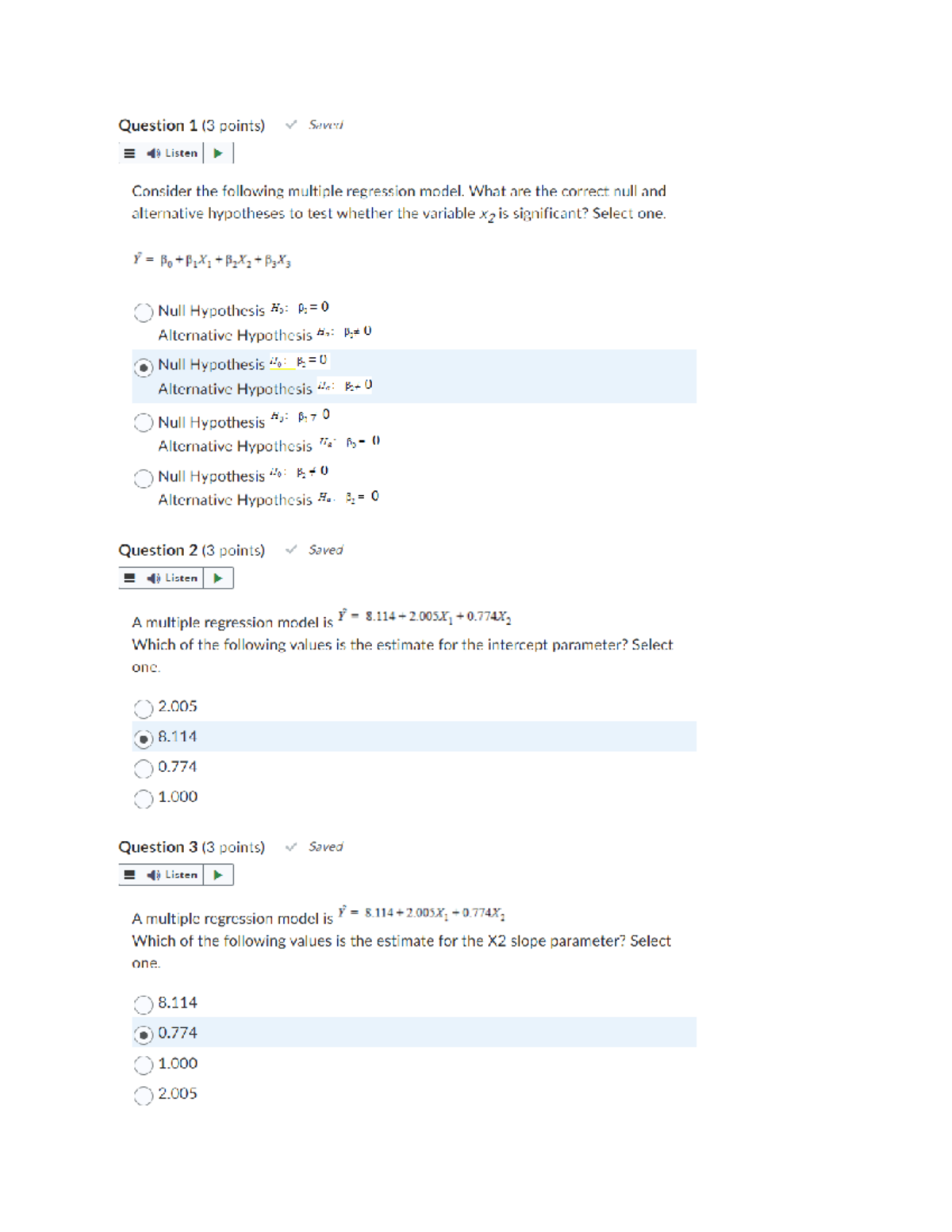 Mat243 quiz ans - MAT243 - Studocu