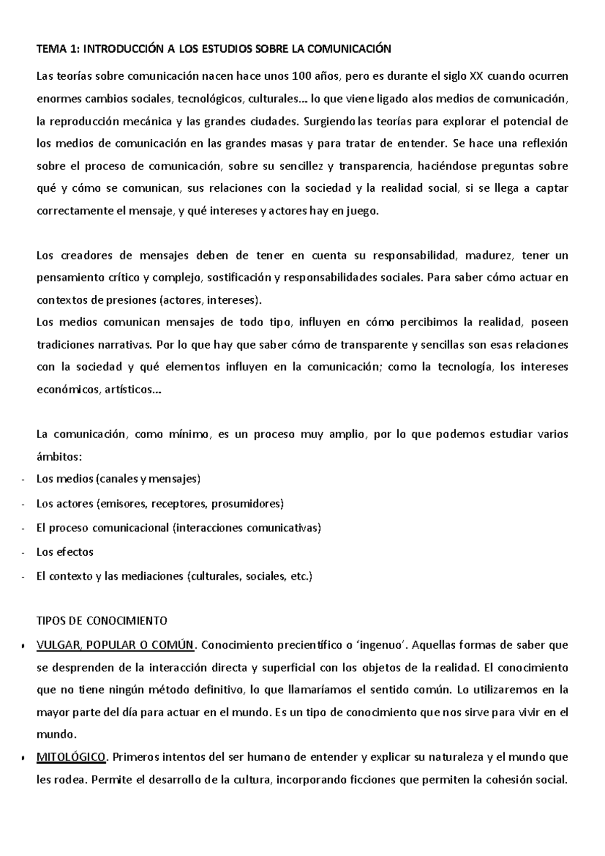 Teorías de la Comunicación: Temario Completo y Principios Esenciales ...
