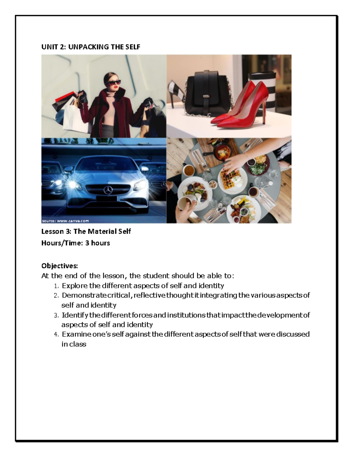 UTS - Finals - Exploring the Material and Digital Self - Studocu