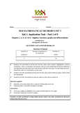 Practice materials for Studying Math Methods Unit 3 and 4 in VCE ...