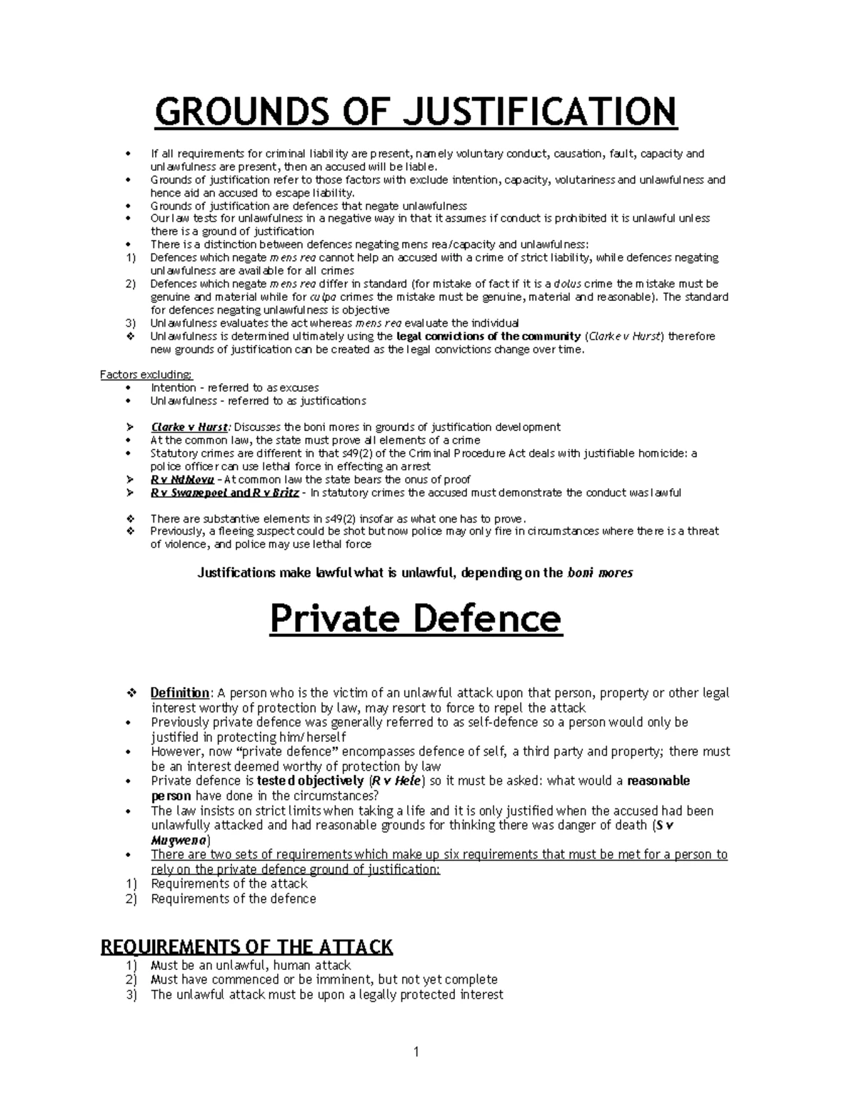 PLEA OF NOT Guilty template - IN THE HIGH COURT OF SOUTH AFRICA ...