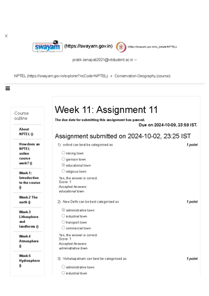 [ Nptel] Introduction to IoT All Week Assignments (Weeks 0-2) - Studocu