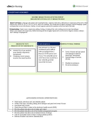 Care plan - Edith jacobson care plan - Brief RAM Assessment/Data ...