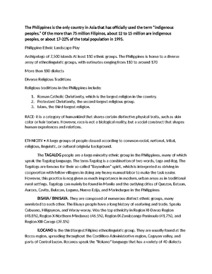 Indigenous creative craft midterm notes - Indigenous Creative Crafts: A ...