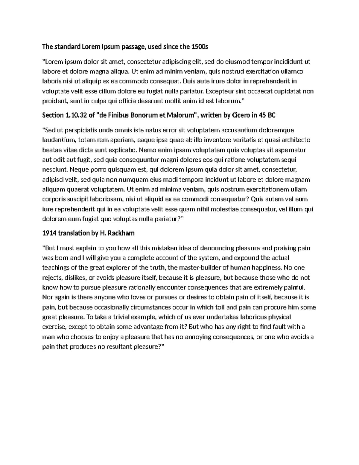 Revised Title: The Standard Lorem Ipsum Passage: Historical Context and ...