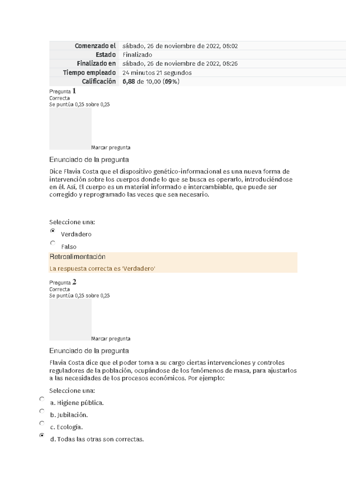 Segundo Parcial de Cultura: Exámenes y Respuestas Clave - Studocu